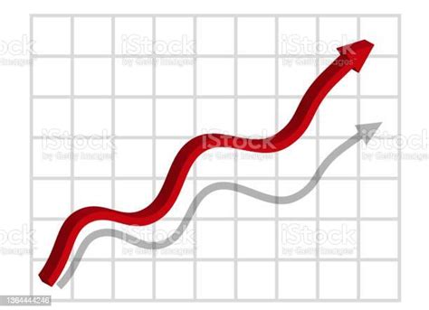 증가 보고서와 그래프 상승 및 진행률을 가진 3d 다이어그램 벡터 그래프에 대한 스톡 벡터 아트 및 기타 이미지 그래프 화살표 0명 Istock