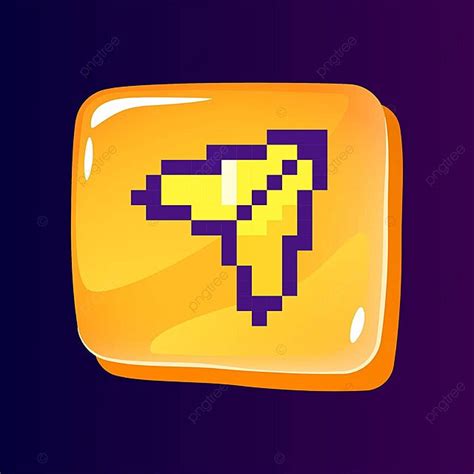Glossy Ui Button With Pixelated Color Icon For Sending Messages Vector