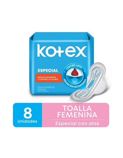 Kotex Toalla X8 Especial Tienda Online Anika Farmacia Y Perfumería
