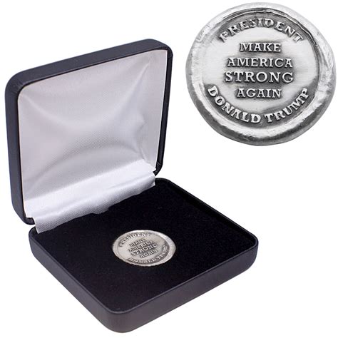 Buy 1 Oz Silver President Trump Make America Strong Again In Box With