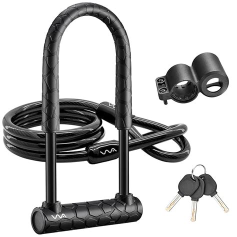 Buy Bike U Lock20mm Heavy Duty Combination Bicycle U Lock Shackle 4ft