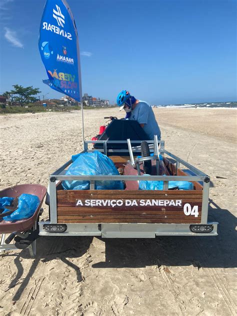 Sanepar Retira 14 Toneladas De Resíduos Das Praias Por Dia Agência