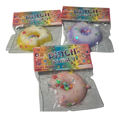 סקווישי פינצי דונאטס ביס עם קישוטים Squishy Pinchy