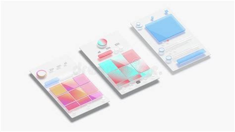 Social Media App Interface Feed Frame Viewing Animated Looped Switch