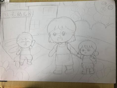 放学路上简笔画怎么画（精选14张） 简笔画图片大全