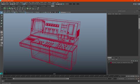 Old Factory Computer 3d Model 79 3ds Blend C4d Fbx Max Ma Lxo