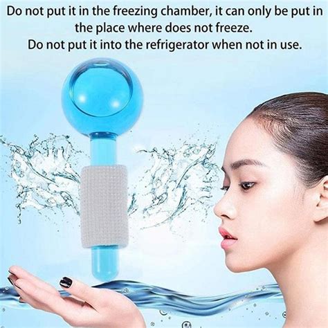 Large Beauty Ice Hockey Energy Beauty Crystal Ball Facial Cooling Ice