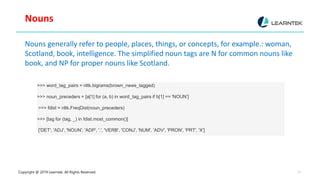 Categorizing And Pos Tagging With Nltk Python Pptx