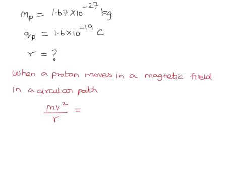 Solved A Proton Is Moving In A Circular Orbit With A Speed Of 4 7x10 6