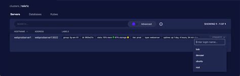 Teleport Connect Not Filtering Ssh Users Like Web Ui · Issue 23723 · Gravitationalteleport
