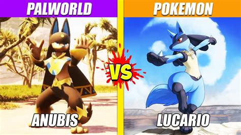 Anubis Palworld Vs Lucario Pokemon Spore Youtube
