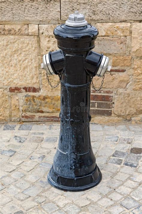 Black Fire Hydrant Stock Image Image Of Hydrant Europe 254567201