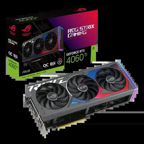 Asus Rog Strix Geforce Rtx 4060 Ti 8gb Gddr6 Oc Edition Graphics Card Bermor Techzone Btz