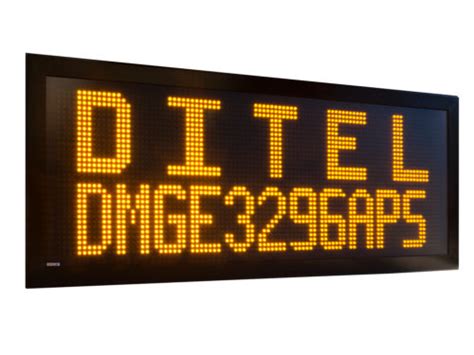 Dot Matrix Display X Pixels DMGE DITELTEC COM
