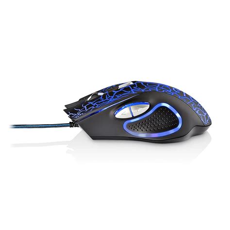 Mouse Gamer 6 Botões Led 2400 Dpi Multilaser Mo250 Waz