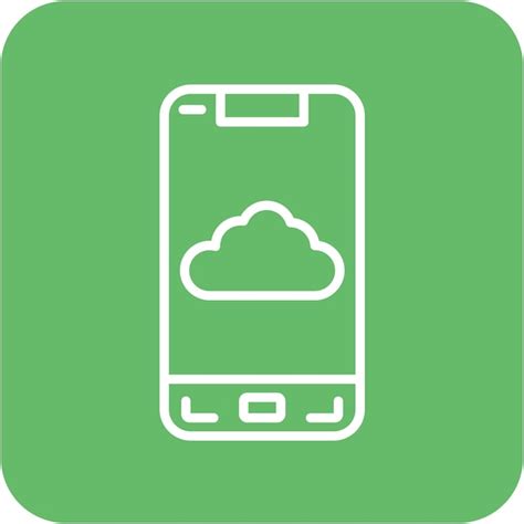 Premium Vector Mobile Cloud Vector Illustration Style