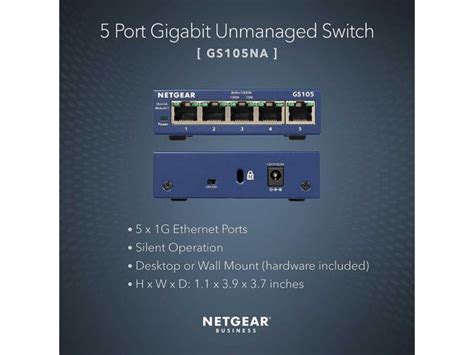 NETGEAR Port Gigabit Business Class Desktop Switch Newegg Com