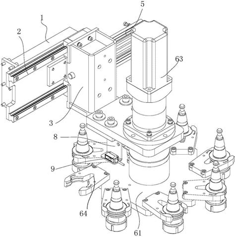 一种木工加工中心快速换刀装置的制作方法