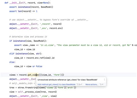 Resolve Base Model Members For Basemodel Instances · Issue 348 · Odoo