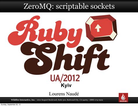 Zeromq Scriptable Sockets Speaker Deck