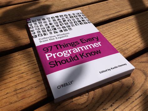 books read 97 things every programmer should know