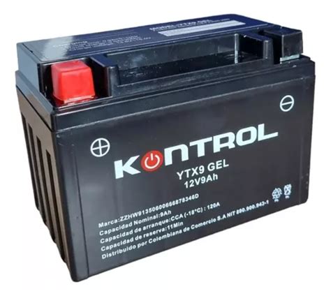 Bater A Moto Bajaj Pulsar Ns Rs Kontrol Ytx Gel