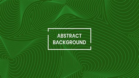 Green Abstract Background With Swirl Lines Pattern Unique Modern And