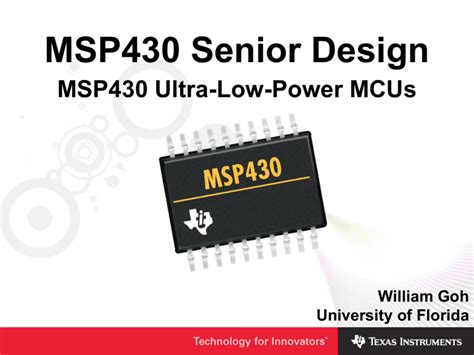 Msp430presentation