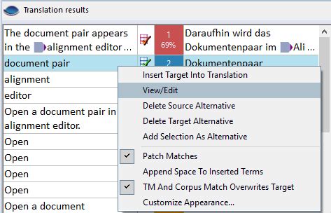 Create Term Base Entry