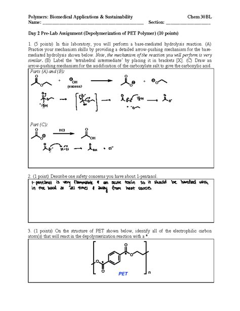 Depolymerization Prelab Polymers Biomedical Applications