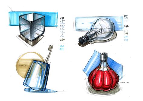 Mars带你画手绘透明材质上色视频 普象网