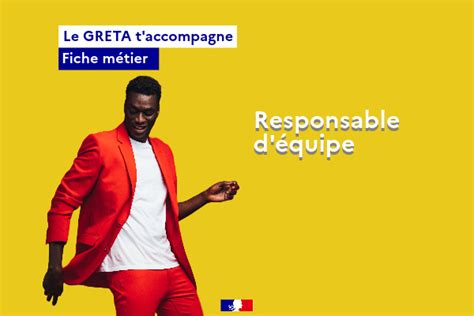 Toute l actualité du Greta Metehor Le métier de responsable déquipe