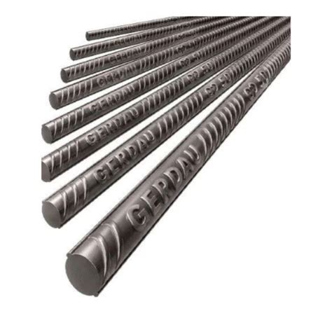 Ferro Barra Dobrada Ca50 38 10mm 12 Mts Gerdau Construnei