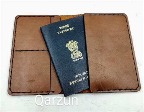 Handmade Passport Cover Leather Passport Holder Travel Etsy