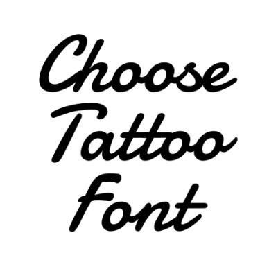 Handwritten Script Tattoo Font Generator Hände