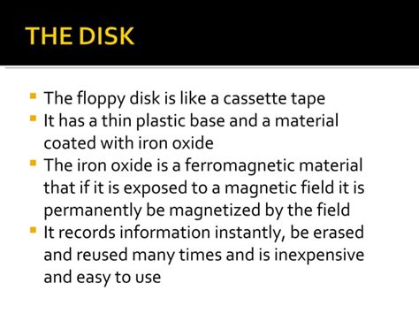 Floppy Disk Presentation Ppt