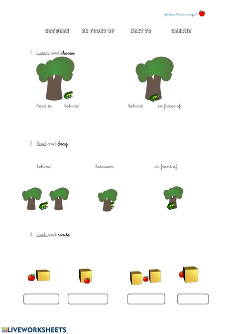 Practice Prepositions Of Place With This Worksheet