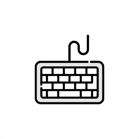 Computer Keyboard Icon Illustration 53416763 Vector Art At Vecteezy