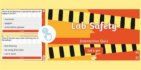 Lab Safety Interactive Quiz
