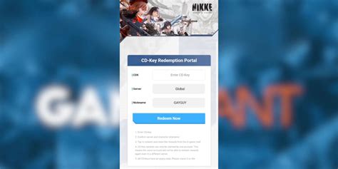 Goddess Of Victory Nikke Codes