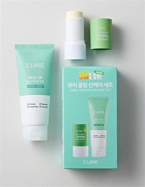 김정문알로에 큐어 선케어 세트 선스틱수딩젤 단품 대비 30 할인 마켓컬리