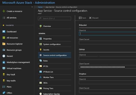 Configure App Services Deployment Sources Azure Stack Hub Microsoft