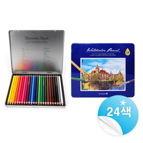 모닝글로리 수채 색연필 24색 무무스토어