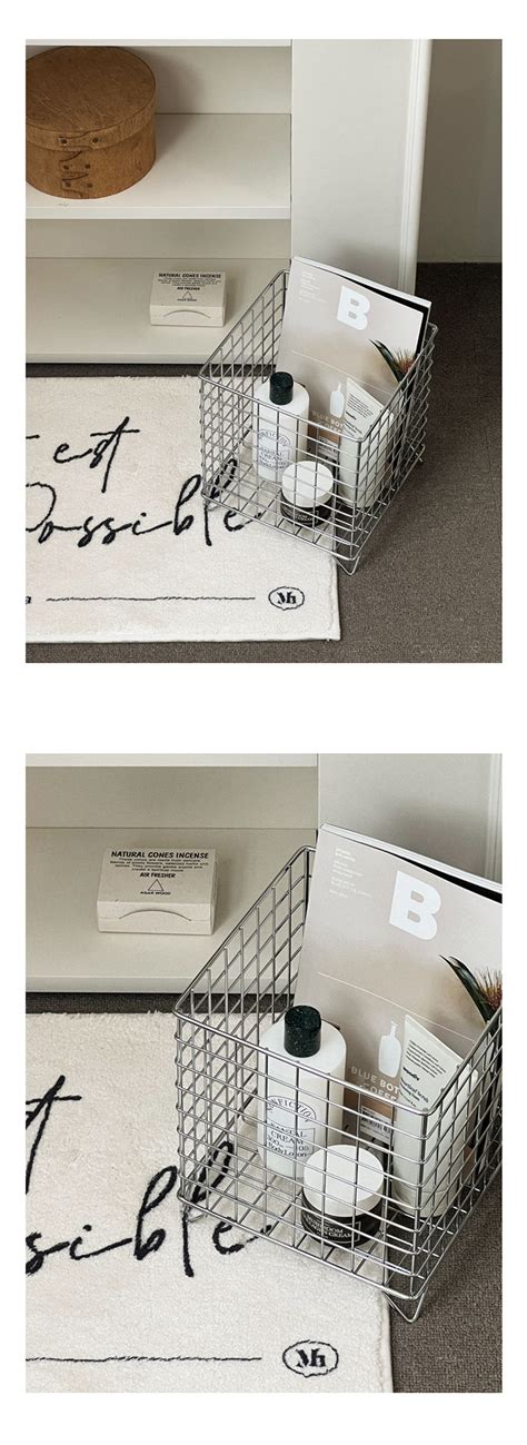 소품 바스켓 캡슐커피 정리 스텐 보관통 감도 깊은 취향 셀렉트샵 29cm