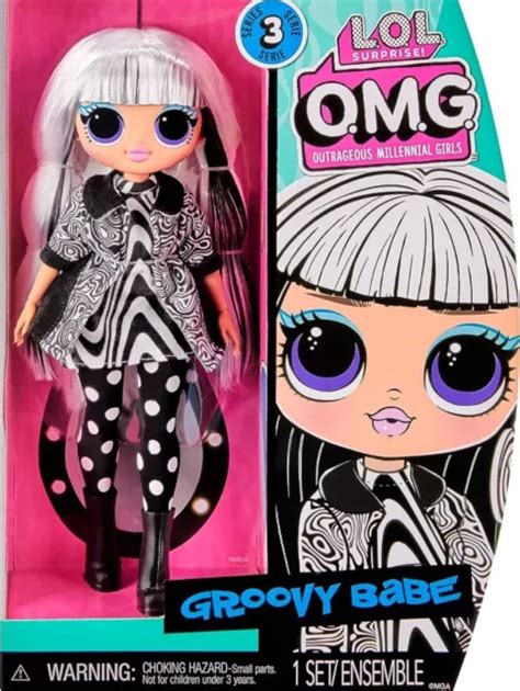 Lol Surprise Omg Poupée Mannequin Groovy Babe Comprend Une Poupée