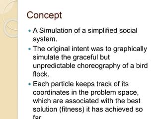 Particle Swarm Optimization PPTX Physics Science
