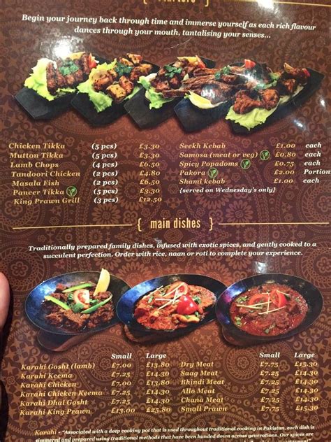 Menu At Tayyabs Restaurant London 83 89 Fieldgate St