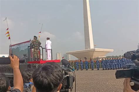 HUT Ke 78 TNI Begini Kekuatan Pasukan Yang Hadir Di Monas