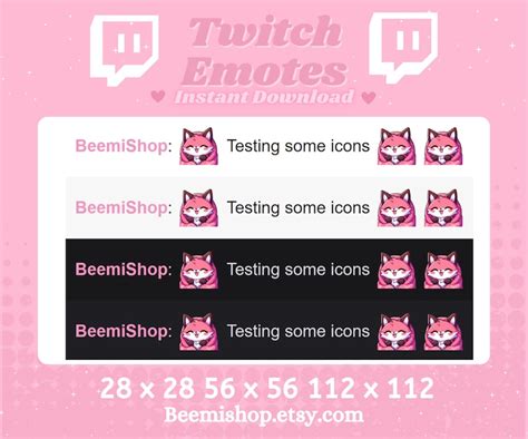 Twitch Discord Emote Pink Fox Emotes Blanket Comfy Cozy Happy Cute