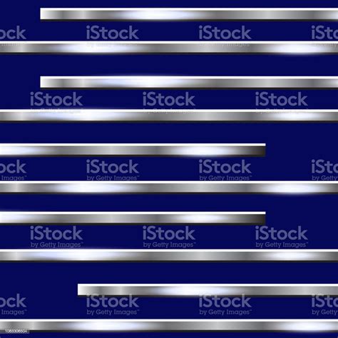 어두운 배경에 가로 금속 줄무늬입니다 세련 된 짜임새 크롬은 강철 알루미늄 디자인 개념입니다 벡터 일러스트 레이 션 0명에 대한 스톡 벡터 아트 및 기타 이미지 Istock